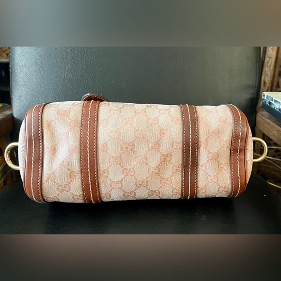 Gucci | Bags | Rare Authentic Vintage Gucci Canvas Mini Boston Papillon ...
